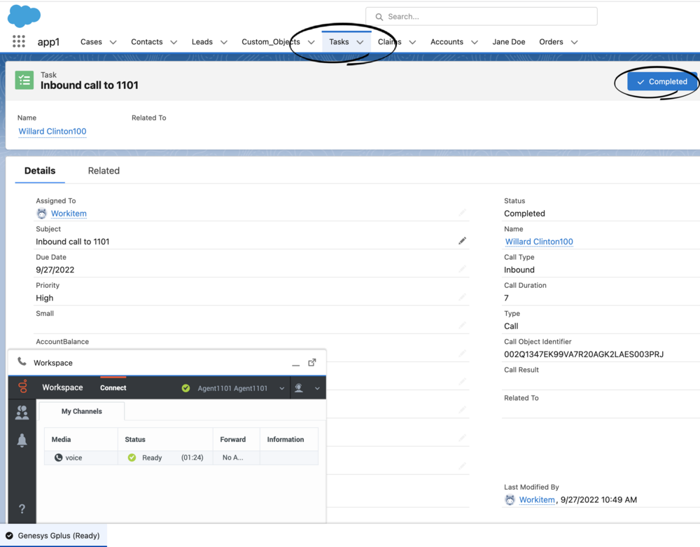 Activity History - Genesys Documentation